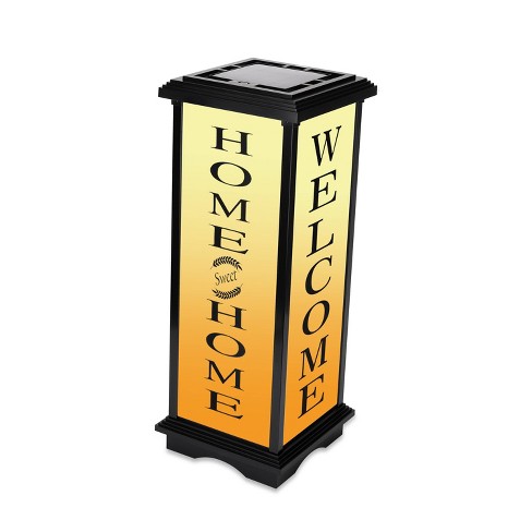 Techko Maid Led Solar 24.4" Welcome Home Medium Decorative Outdoor ...