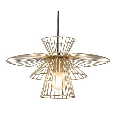 Zuo Jenny Ceiling Lamp Brass : Target