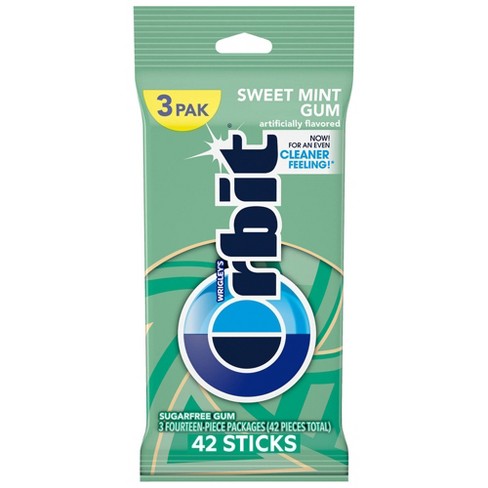 Orbit Sweet Mint Sugarfree Gum Multipack - 42ct : Target