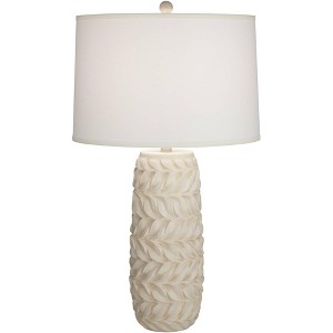 360 Lighting Atlas 29" Tall Cylinder Modern Coastal End Table Lamp ...