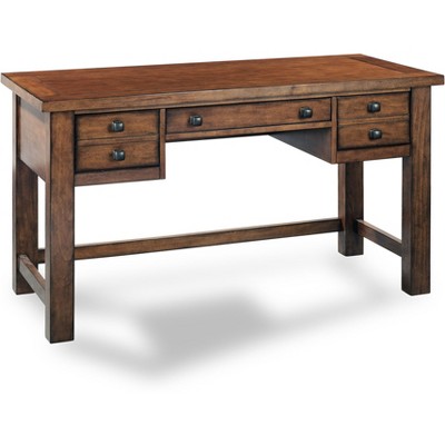 Tahoe Executive Pedestal Desk - Aged Maple - Home Styles: Hardwood, Mid ...