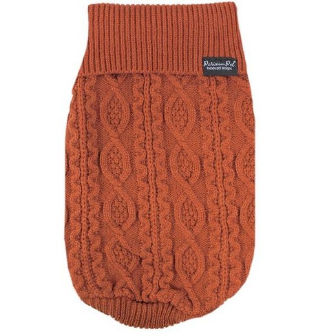 Parisian Pet 'cable Knit Sweater' - Warm & Stylish Pet Sweater In ...