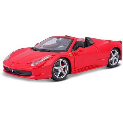Ferrari Roma Red Metallic "race + Play" Series 1/24 Diecast Model Car ...