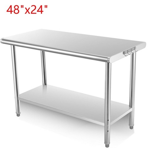 Stainless Steel Kitchen Work Prep Table Nsf Commercial Restaurant Table ...