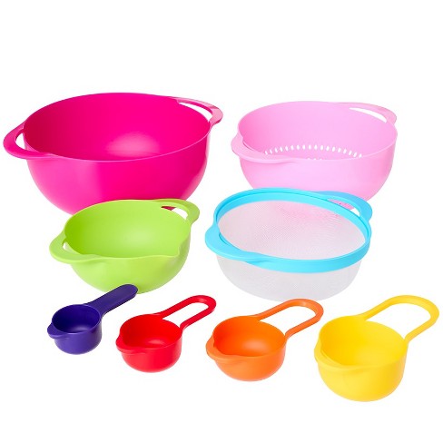 The Lakeside Collection Mixing Bowl And Measuring Cup Set : Target