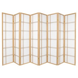 6 Ft. Tall Jute Shoji Screen - Natural (6 Panels) : Target