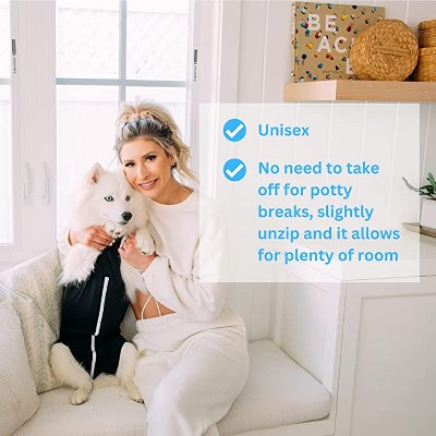 Shed Defender Recovery Suit For Dogs - Post-surgery Dog Onesie, E ...