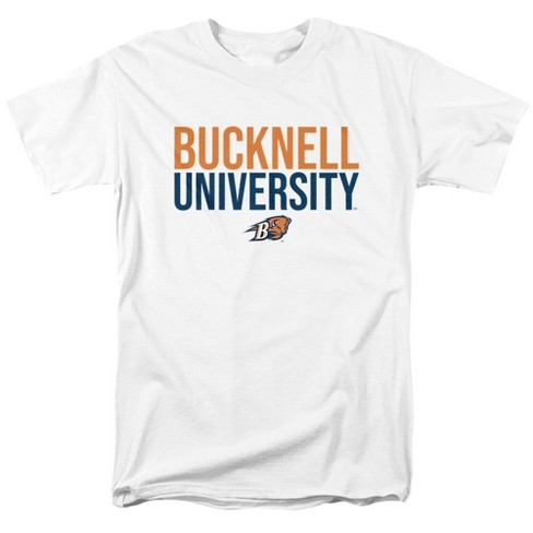 Bucknell University Official Stacked Adult T Shirt, White, 5x Large ...