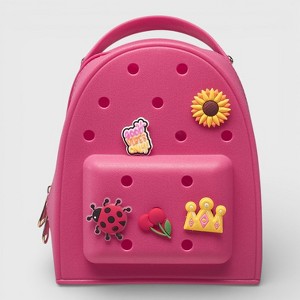 A Little Obsessed Girls' Charm It Mini Backpack - Hot Pink : Target