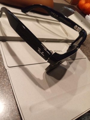 Ray-ban Meta Wayfarer Glasses - Shiny Black Frames, Green Lenses : Target