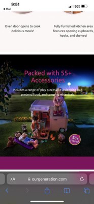 Our Generation Country Cruising Rv Camper Vehicle Playset For 18" Dolls ...