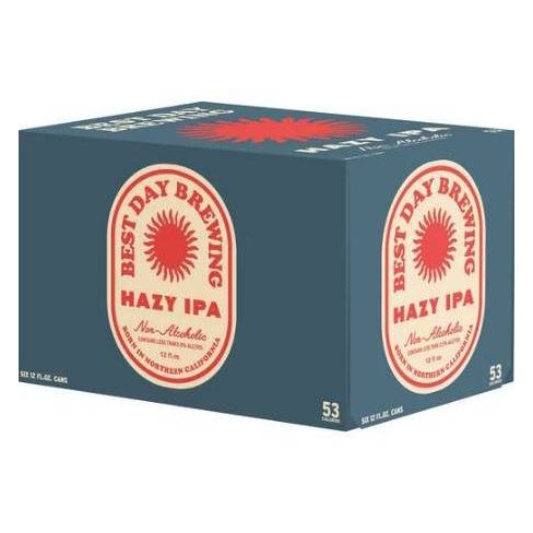 Best Day Hazy Ipa Non-alcoholic - 6pk/12 Fl Oz Cans : Target