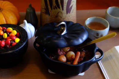 Staub Ceramic 24-oz Pumpkin Cocotte - Matte Black : Target