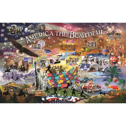 Sunsout An American Collage 1000 Pc Fourth Of July Jigsaw Puzzle 51720 ...