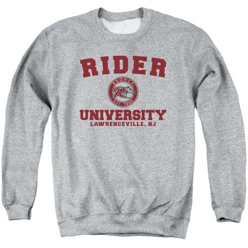 Rider University Official Circle Logo Adult Crewneck Sweatshirt ...