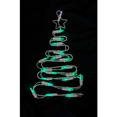 Northlight Led Lighted Christmas Tree Window Silhouette Decoration - 12 ...