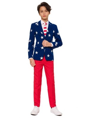 Opposuits Teen Boys Suit - The Lumberjack - Red - Size: 14 : Target