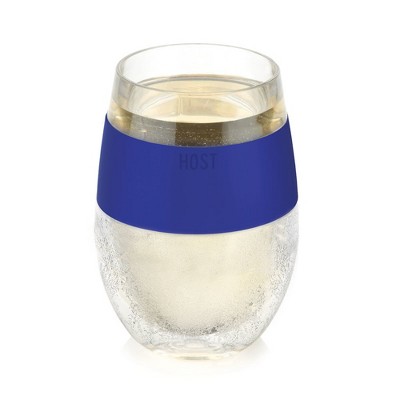 Host Wine Freeze Cooling Cup, Plastic Double Wall Insulated Freezable ...
