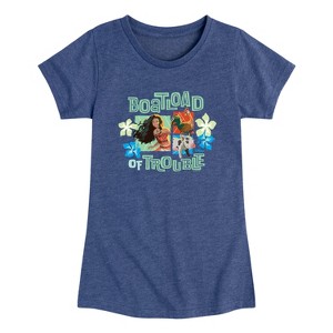 Girls' - Moana - Boatload Trouble Toddler Short Sleeve Graphic T-Shirt ...