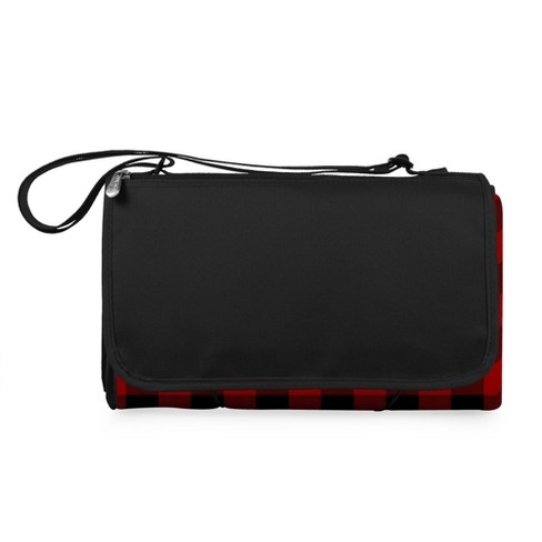 Picnic Time Blanket Tote Outdoor Picnic Blanket - Red/black : Target