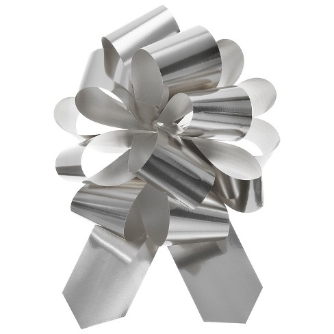Unique Bargains Metallic Large Gift Wrapping Pull Ribbon Bow For ...