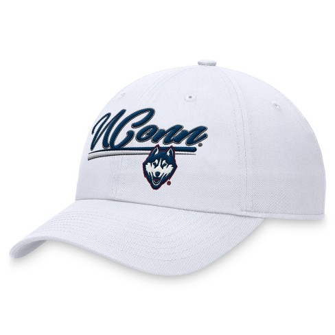 Ncaa Uconn Huskies Unstructured Washed Cotton Twill Hat - White : Target