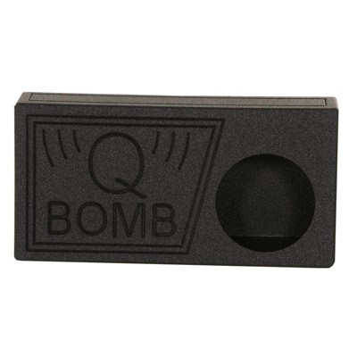 Q Power Qbomb Single 10 Inch Vented Subwoofer Sub Box With Black ...