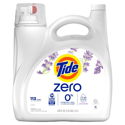Tide Lavender Scent Zero He Compatible Soft Liquid Laundry Detergent ...