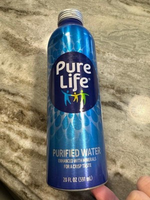 Pure Life Aluminum Bottle Purified Water - 18pk/20 fl oz Bottles : Target