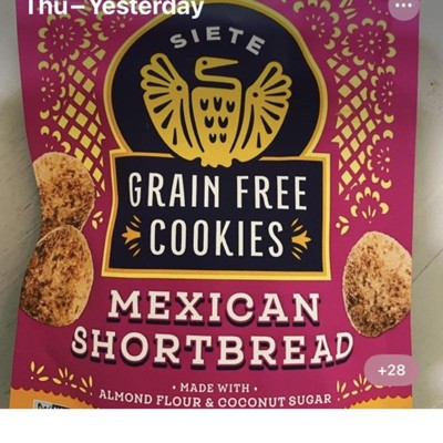 Siete Mexican Shortbread Cookies - 4.5oz : Target