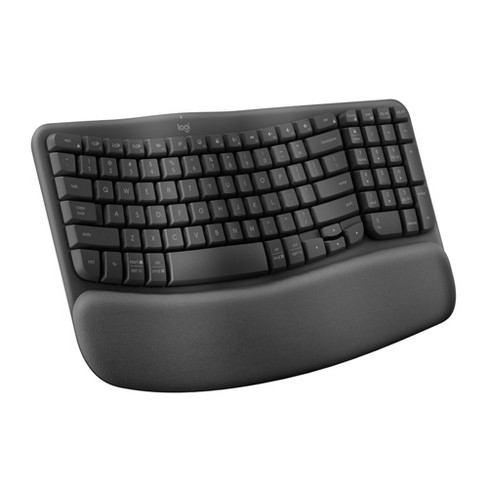 Logitech Wave Keys Bluetooth Keyboard - Black : Target