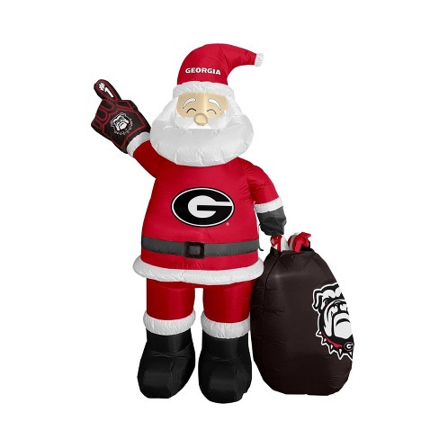 Ncaa Georgia Bulldogs Inflatable Santa : Target