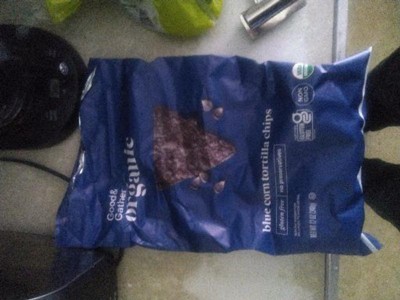 Organic Blue Corn Tortilla Chips - 12oz - Good & Gather™ : Target