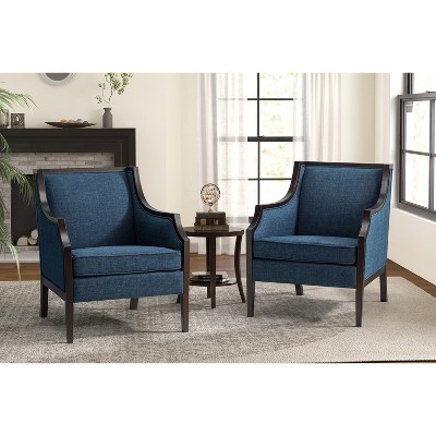 Falco Comfy Wooden Upholstered Living Room And Bedroom Armchair | Karat ...