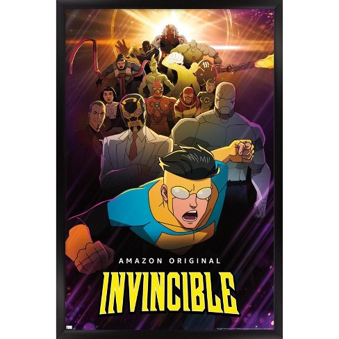 Trends International Invincible - Purple One Sheet Framed Wall Poster ...