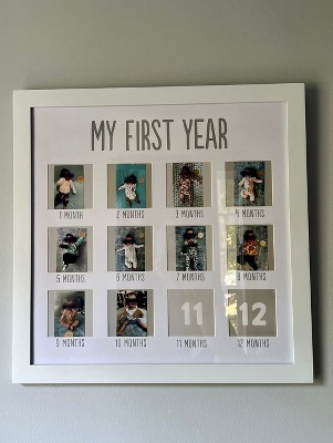 Pearhead First Year Photo Frame - White : Target