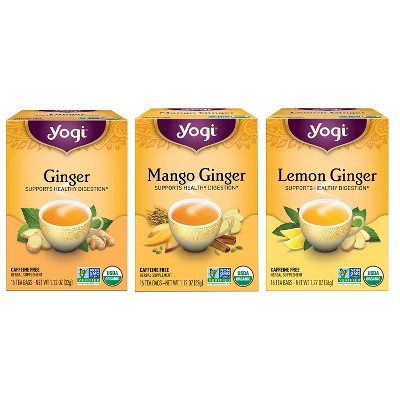 Yogi Tea - Ginger Tea Variety Pack Sampler - 48 Ct, 3 Pack : Target