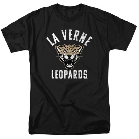 University Of La Verne Official Leopards Logo Adult T Shirt, Black : Target