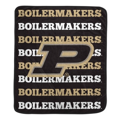 NCAA Purdue Boilermakers Repeat Refresh Ultra Soft Blanket : Target