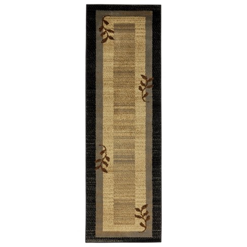 Home Dynamix Royalty Clover Contemporary Geometric Border Runner Area ...