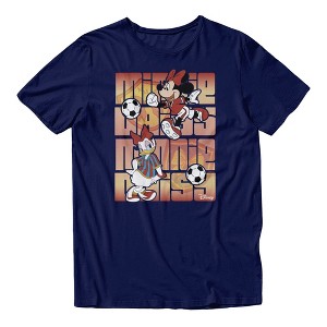 Disney Mickey And Friends Minnie And Daisy Soccer Team Men's T-Shirt ...