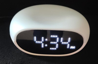 Candy Glow Alarm Table Clock With Color Changing Nightlight - Capello ...