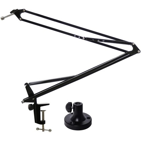 Lyxpro Adjustable Scissor Mic Stand With Boom Arm And Desk Attachment ...