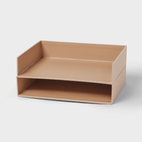 Canvas Paper Tray Little Brown - Brightroom™: Desk & Office ...