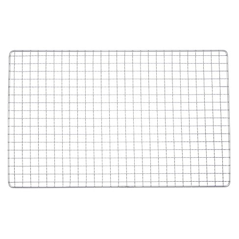 Unique Bargains Stainless Steel Cross Wire Bbq Grill Net For Baking ...