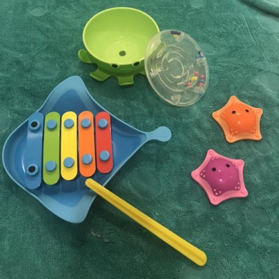 Munchkin Bath Beats Musical Bath Toy Xylophone Bath Drum and Shakers ...