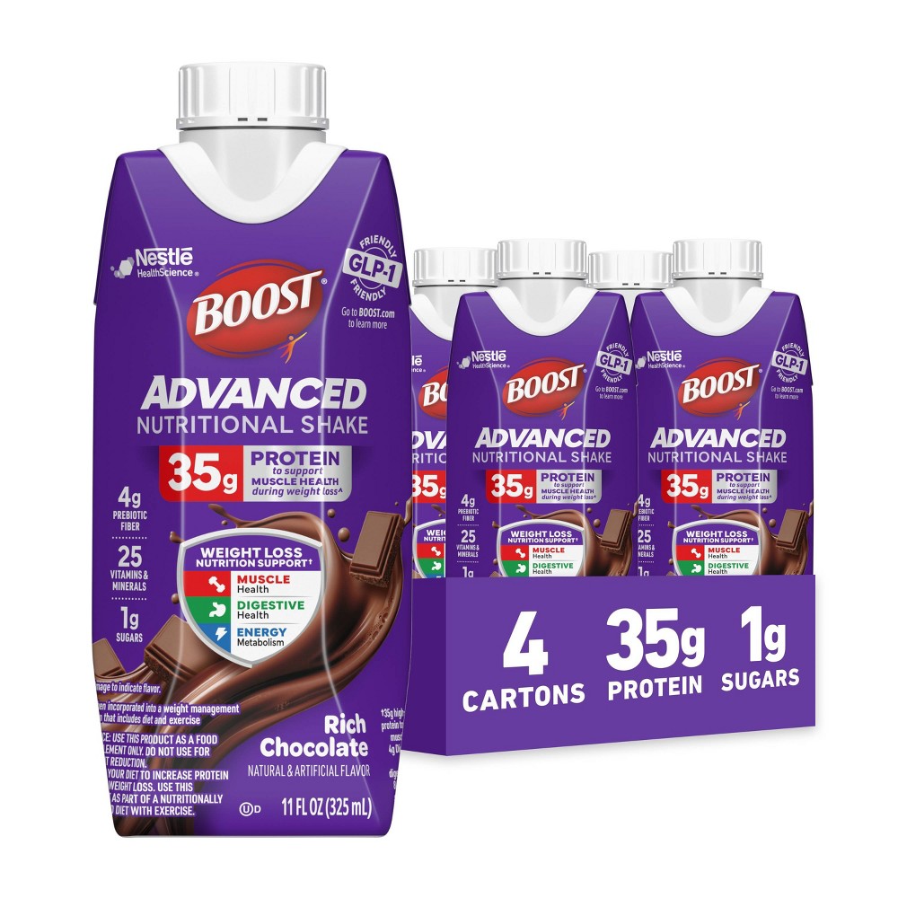 UPC 041679949511 - Boost Chocolate Advanced Protein Shakes - 4pk ...