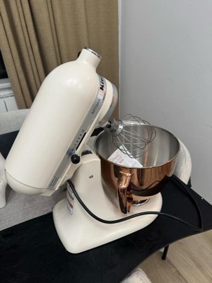 Kitchenaid 5qt 10-speed Stand Mixer With Copper Bowl Fresh Linen ...