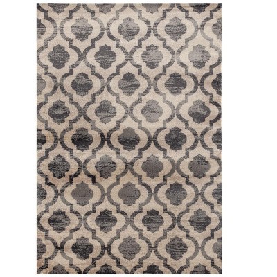 Luxe Weavers Checkered Black And White Geometric 2x3 Area Rug : Target