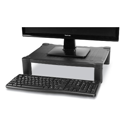 Adjustable Rectangular Monitor Stand, 17" X 13" X 3.75" To 5.75", Black ...
